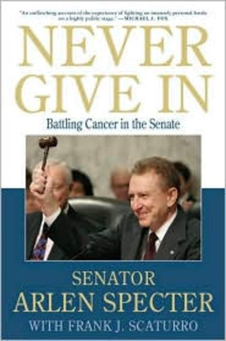 Sen. Arlen Specter reflects on cancer battle