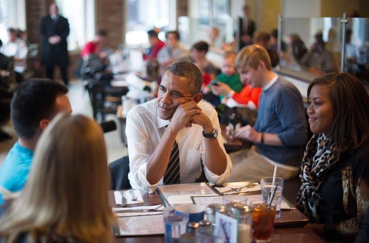 Breaking Bread for Obamacare: President Dines with Activists