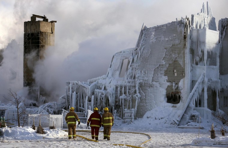 Ice Encases Senior Home After Deadly Quebec Fire