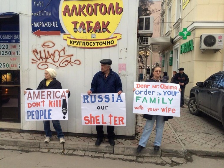 Leave Us Alone, Crimean Protesters Tell West