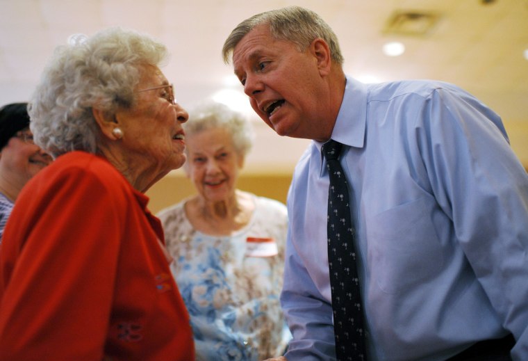 Graham's Strategy to Hold Off Tea Party: 'Being Me'