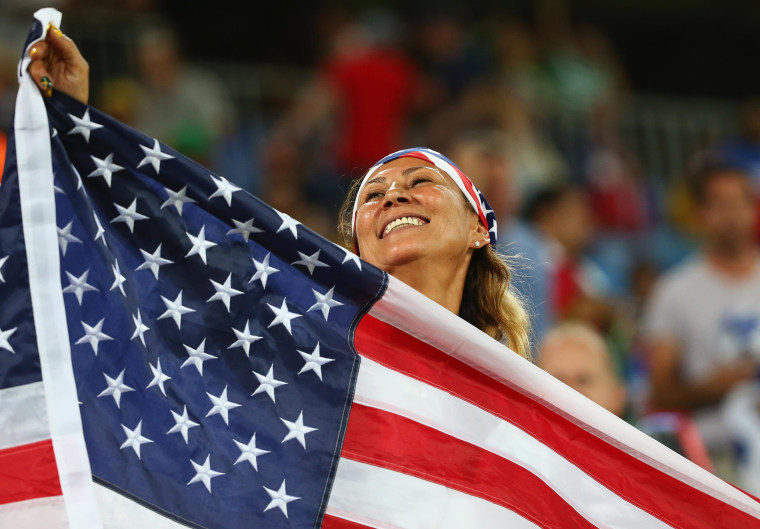 American Pride: U.S. Fans Dress for Match Against Ghana