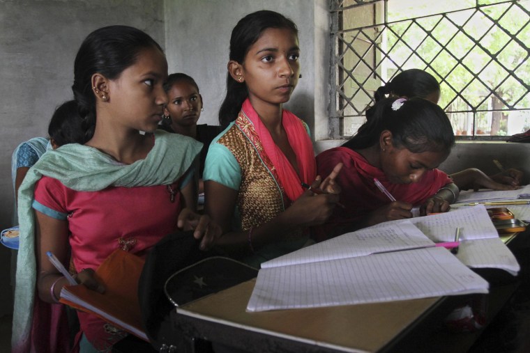 Determined: Indian Kids Wade Across River to Get to School