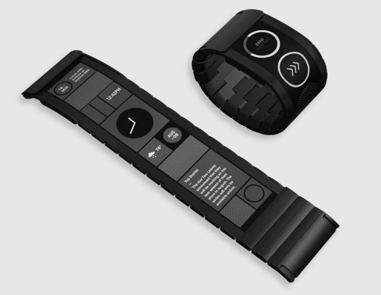 Wove Smartwatch's Flexible Display Bends Around Your Wrist