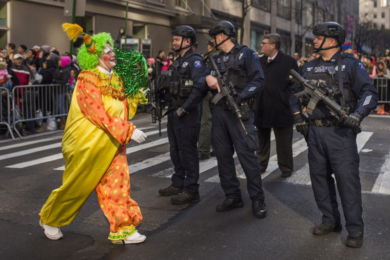 Cartoons, Cops and Clowns at the Macy's Thanksgiving Day Parade