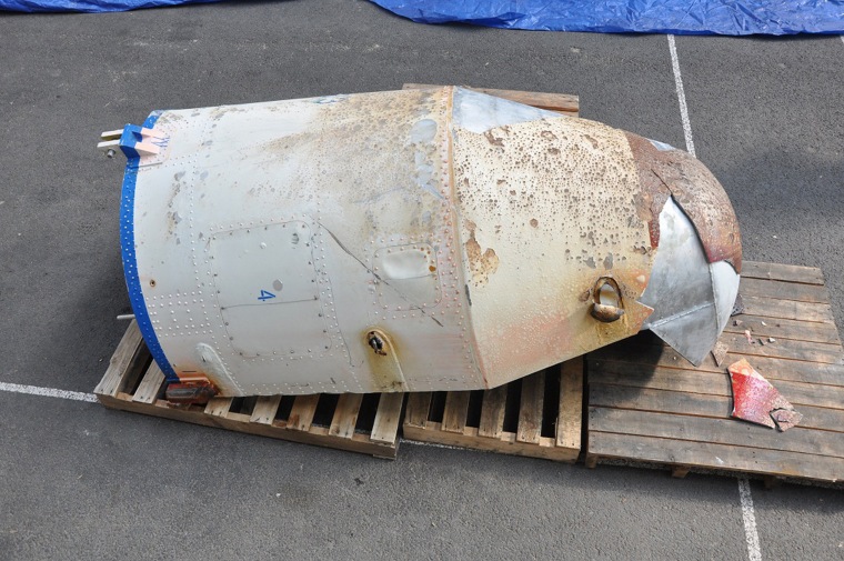 Photos Purportedly Show North Korea's Rocket Debris