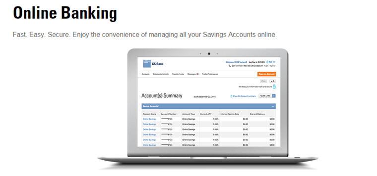 Goldman Sachs Now Offering Online Banking for the 99 Percent