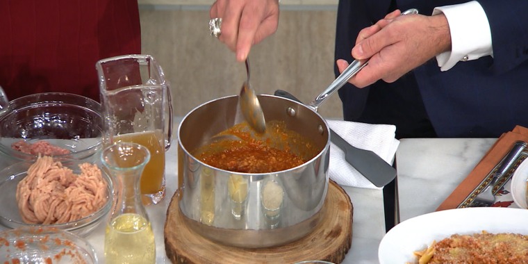 Anthony Scotto's beef and chicken bolognese recipe