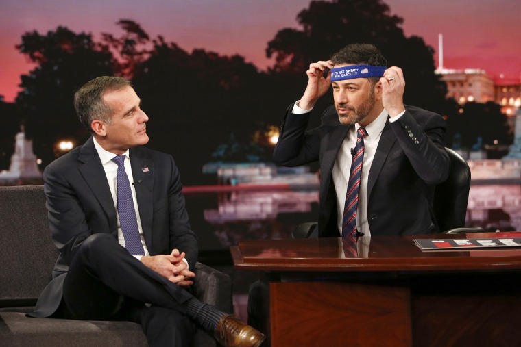 Late-night hosts like Stephen Colbert, Jimmy Kimmel and Seth Meyers ... Late-night hosts like Stephen Colbert, Jimmy Kimmel and Seth Meyers ...