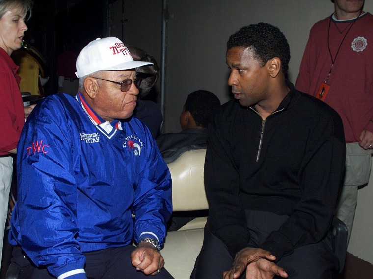 Herman Boone, football coach played by Denzel Washington in 'Remember ...