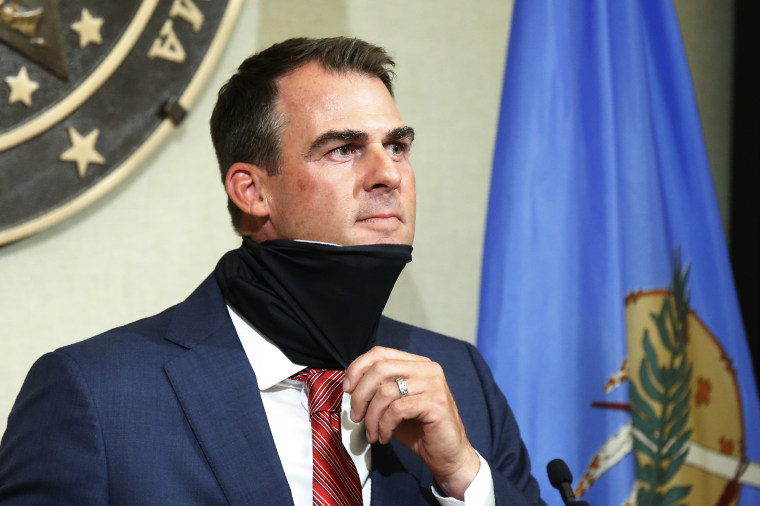 Oklahoma Gov. Kevin Stitt says he has tested positive for COVID-19