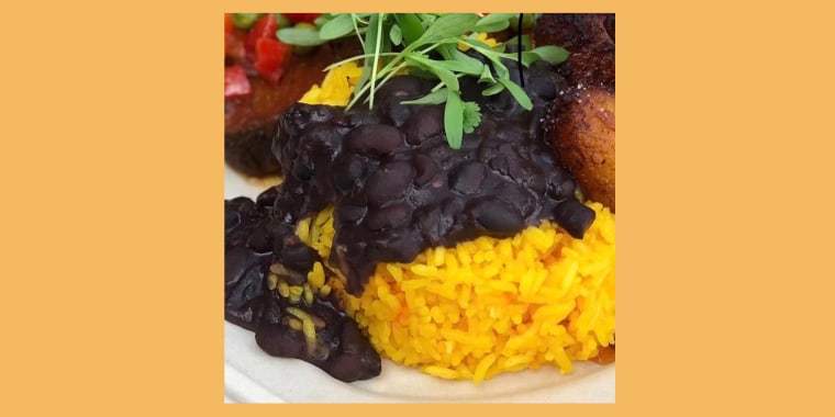 Tampa-Style Yellow Rice with Cuban-Style Black Beans Recipe