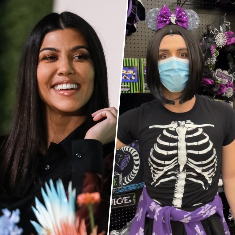 Benny Drama imagines 'punk' Kourtney Kardashian at Spirit Halloween