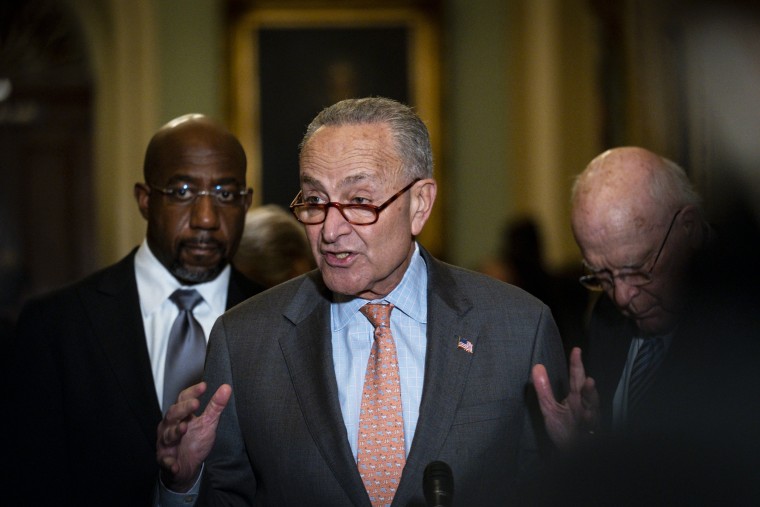 Schumer tees up timeline for Senate through the end of the year