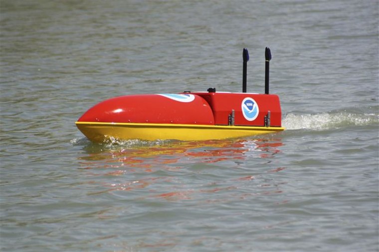 Scientists test new marine robot hurricane-hunters