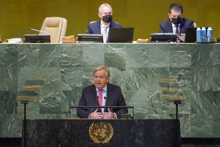 El secretario general de la ONU advierte que el mundo enfrenta un “gran ...