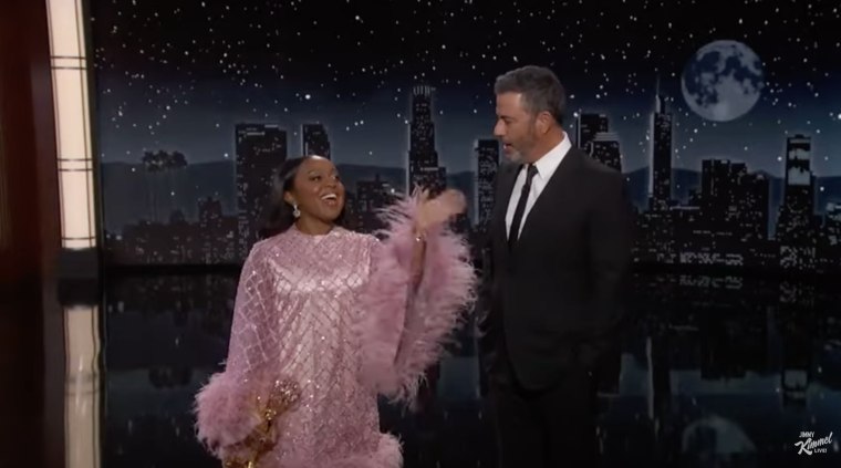Quinta Brunson Gets Revenge during Jimmy Kimmel’s Monologue After his ...
