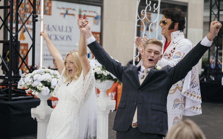 Willie Geist Officiated A Vegas-Style Wedding Ceremony On TODAY