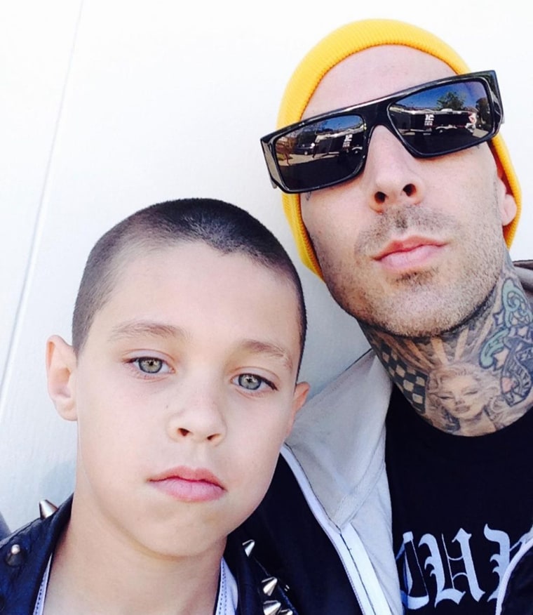 Travis Barker Shares Photos On Son Landon's 18th Birthday