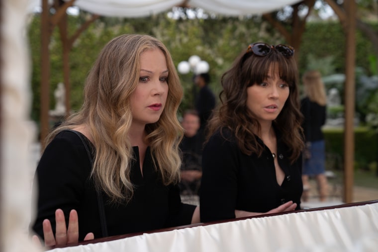 Christina Applegate and Linda Cardellini Have Joke About 'Dead to Me' Photo