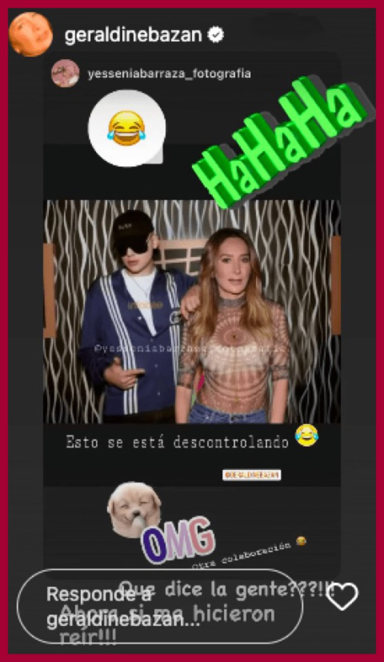 Geraldine Bazán no se contiene y reacciona tras ser comparada con ...