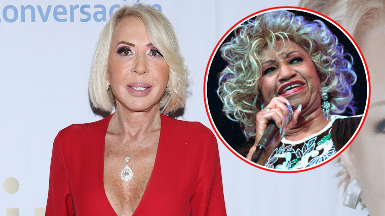 Laura Bozzo le mandó un beso al cielo a la fallecida Celia Cruz