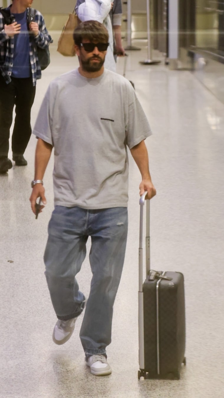 Gerard Piqué llega a Miami para ver a sus hijos, sin Clara Chía