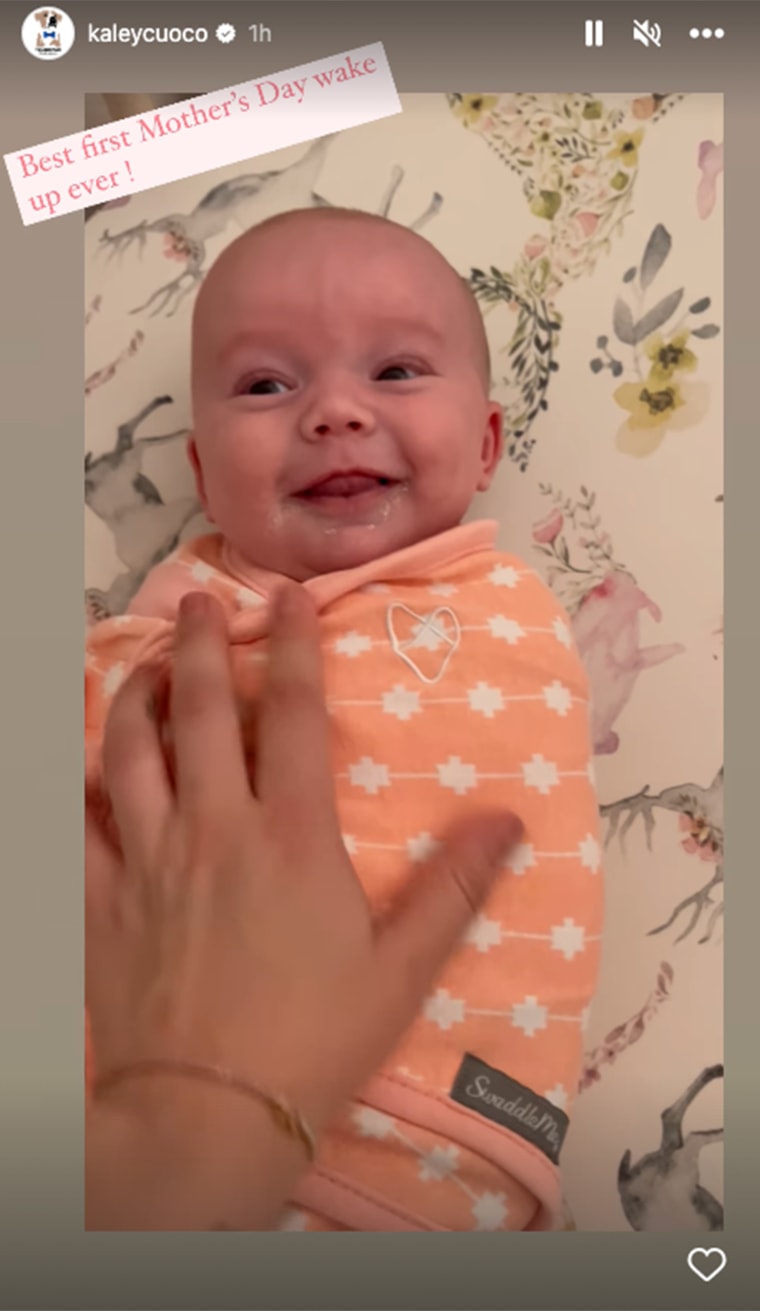 Kaley Cuoco thanks baby Matilda for her first Mother’s Day