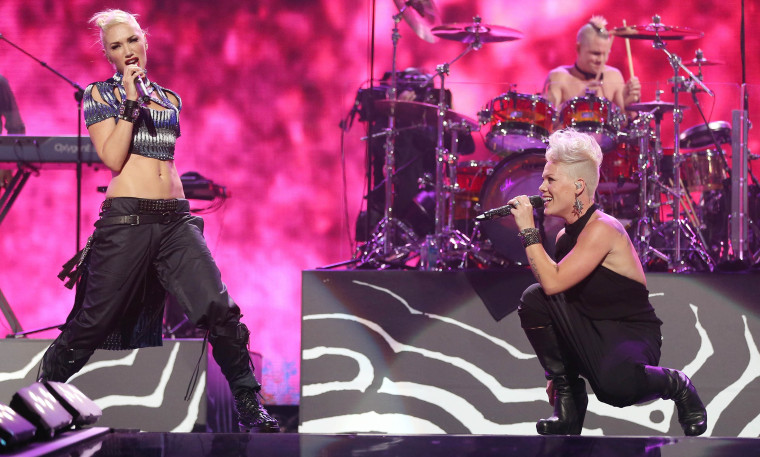 Pink and Gwen Stefani Exchange Sweet Messages after London Hyde Park ...