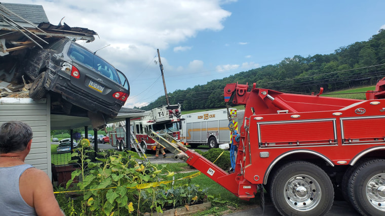 Car Crashes Into Second Floor of Pennsylvania Home