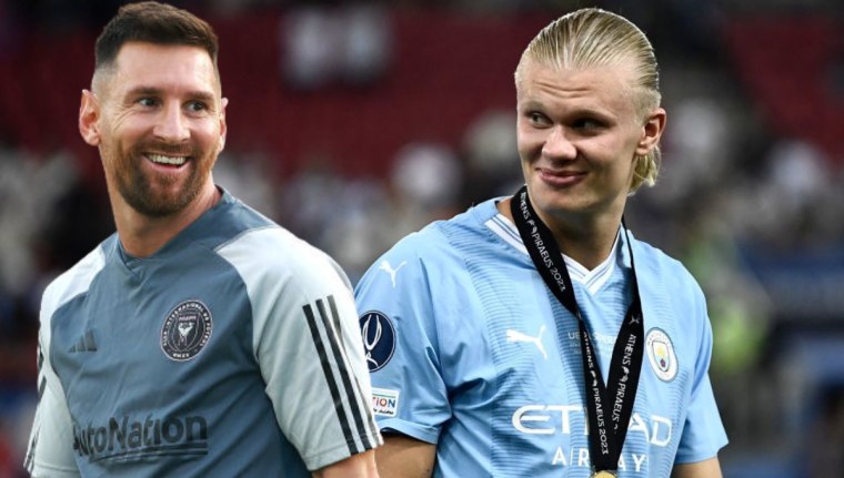 Erling Haaland busca emular a Lionel Messi en la MLS