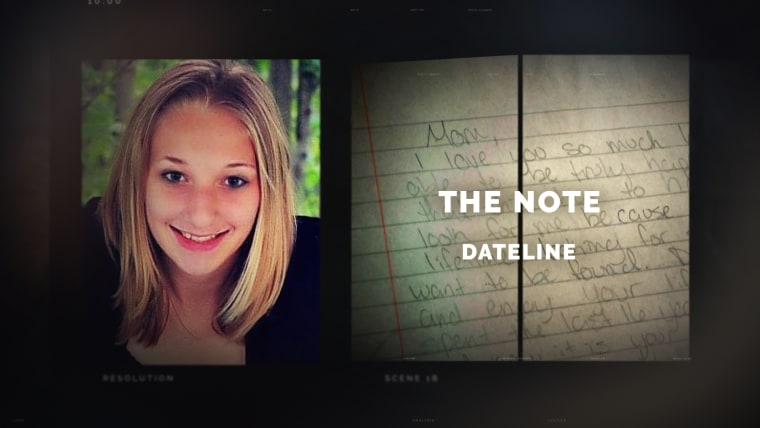 Watch the Dateline episode, “The Note,” now