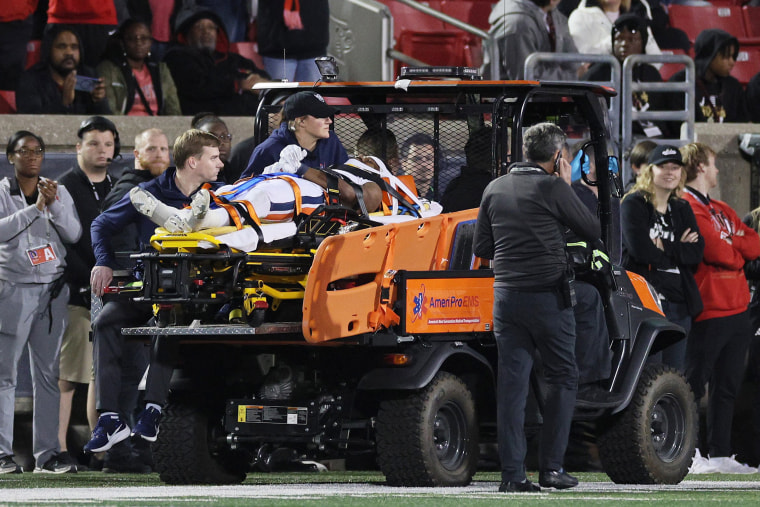 Virginia RB Perris Jones regained movement in his arms and legs after ...