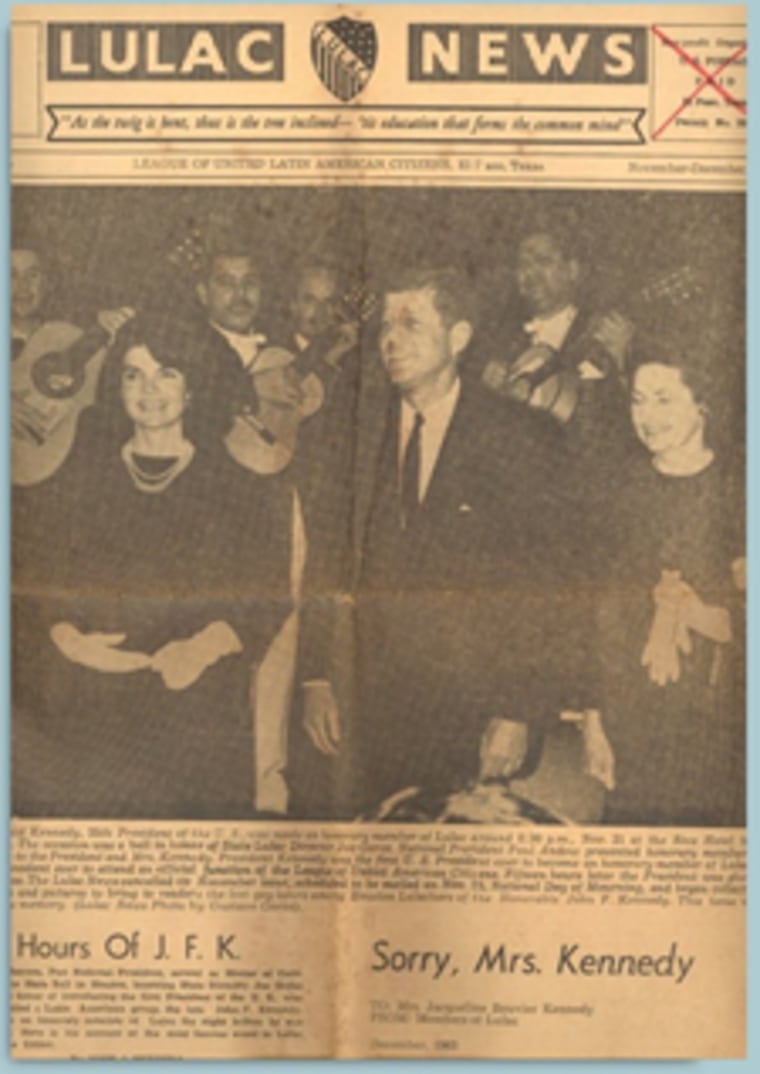 JFK a 60 años de su asesinato: su última noche la pasó con latinos