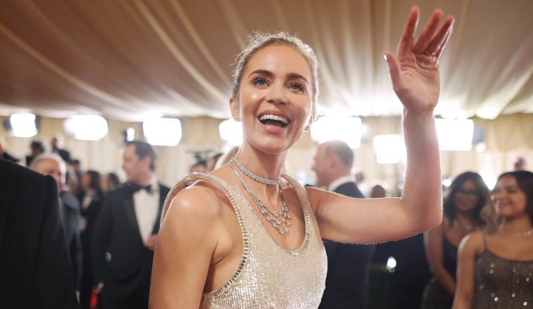 Emily Blunt And Florence Pugh's Oscars Dresses Have Floating Straps. Why?