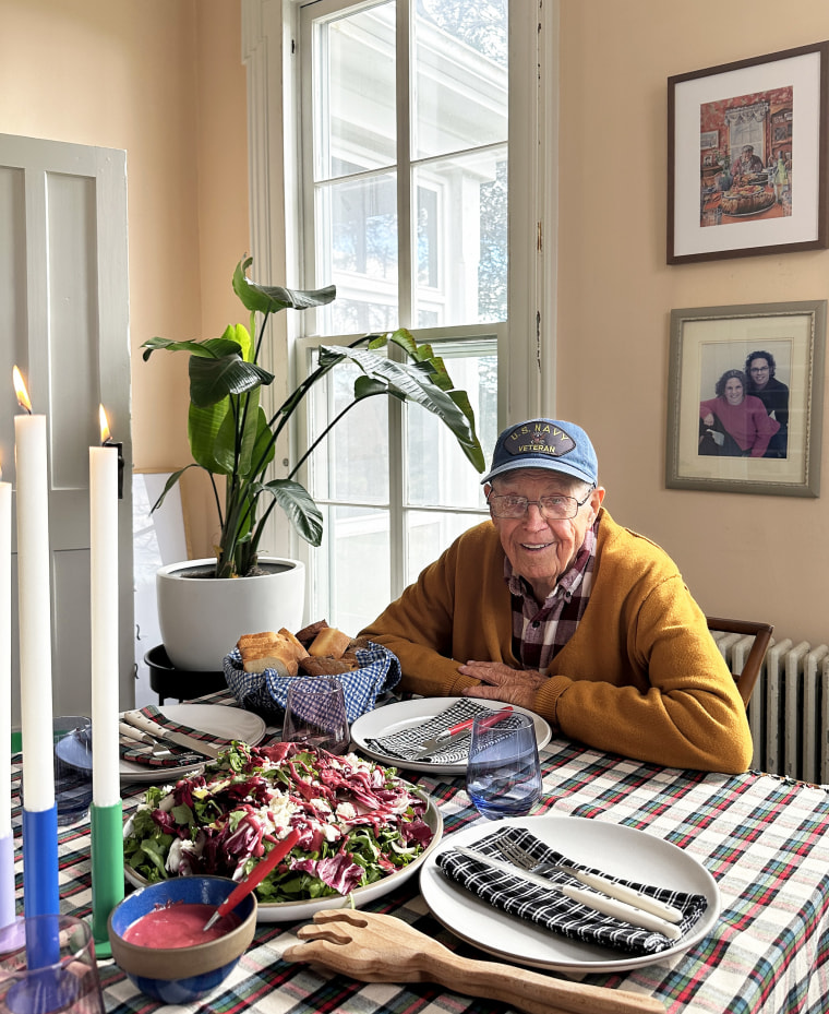 Food Star Dan Grossy Pelosi Inspired By Bimpy, 102, His Grandfather