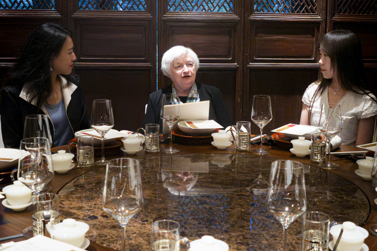 The internet is obsessed with what Janet Yellen eats in China