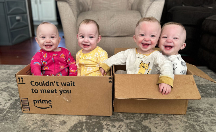 Carmack Quadruplets Giggle In Baby Meeting In New Video