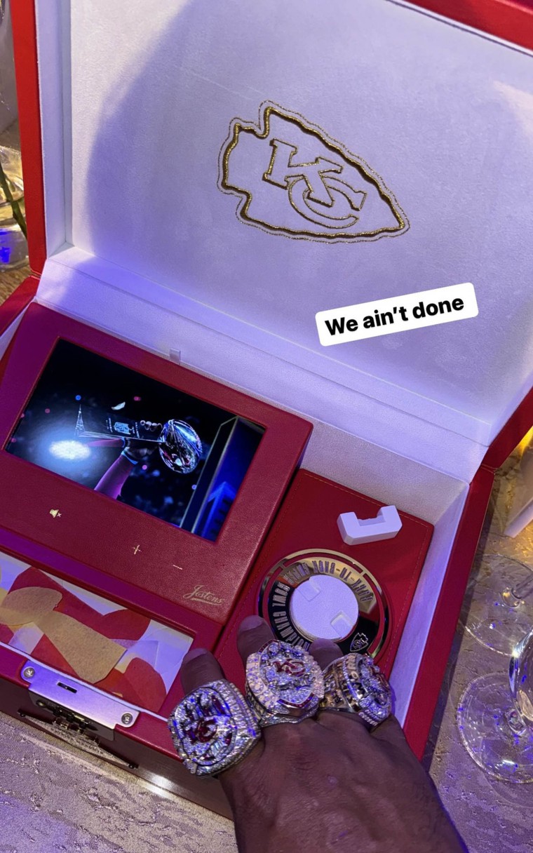 Travis Kelce, Patrick Mahomes and Kansas City Chiefs Get Super Bowl Rings