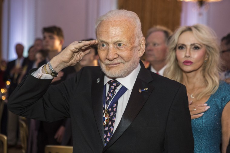 Buzz Aldrin Reflects On Moon Landing, Married Life with Anca Faur