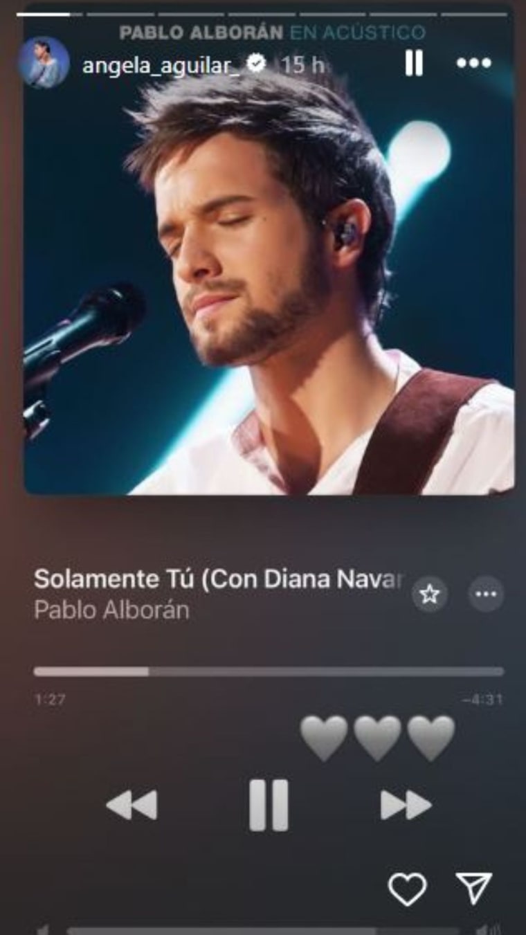 Ángela Aguilar y Nodal se dedican amorosas palabras en sus shows