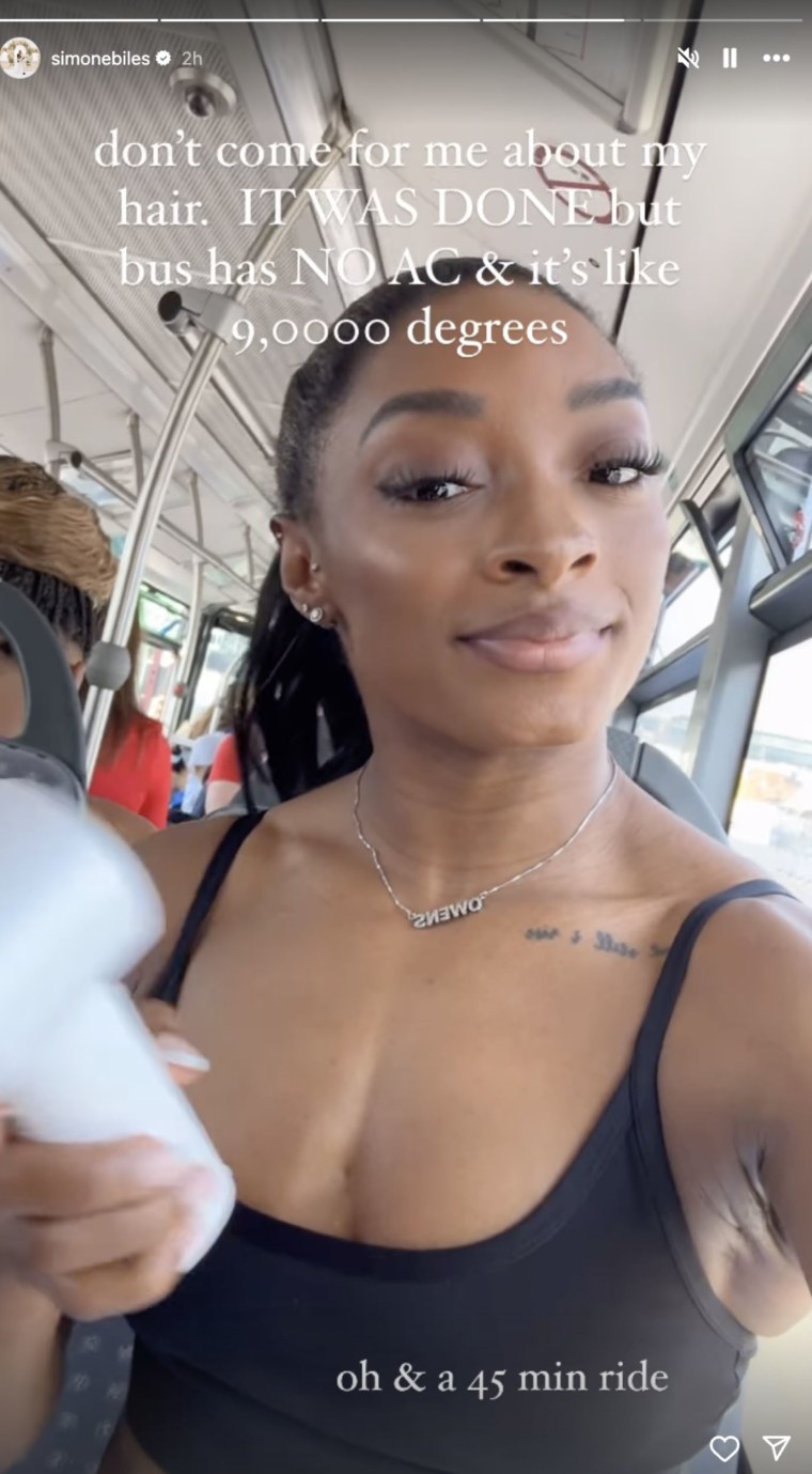 Simone Biles Addresses Critics Of Her 2024 Paris Olympics Hair