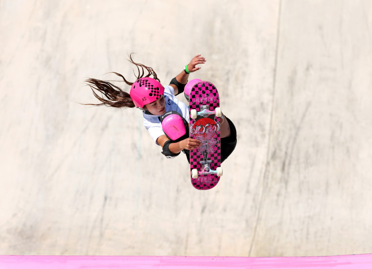 Olympic Skateboarder Arista Trew Asks Parents For A Duck