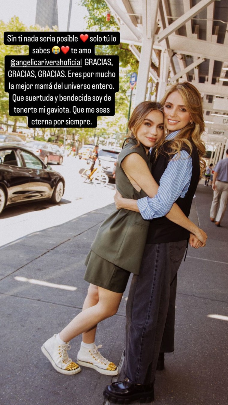 Sofía Castro mostró la fuerte complicidad que tiene con su mamá