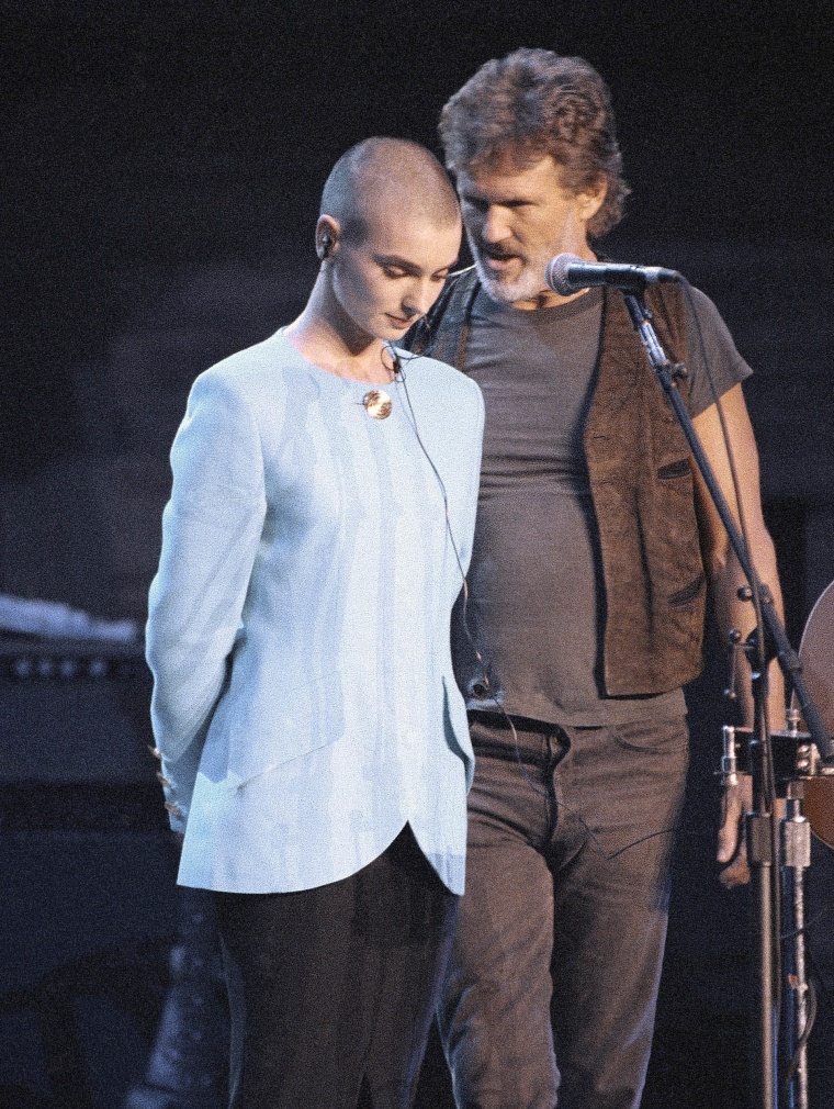 How Kris Kristofferson Once Supported Sinead O’Connor When She Was ...
