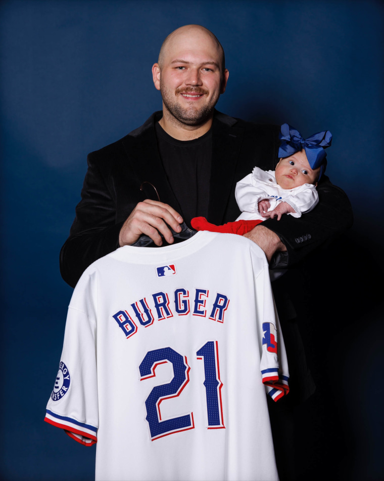 Texas Rangers' Jake Burger Honors Daughter With Down Syndrome With No. 21