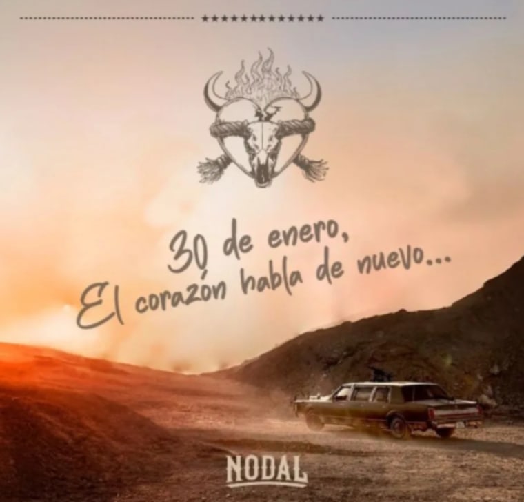 Christian Nodal sorprende con nuevo look y un rostro diferente