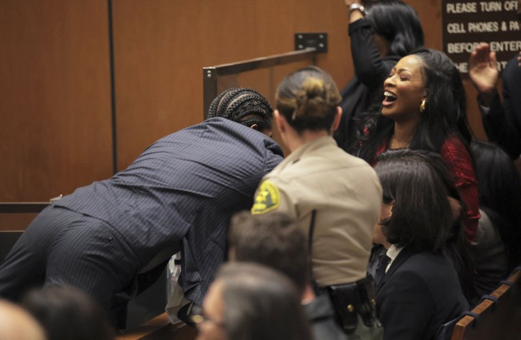 A$AP Rocky Leaps Into Rihanna’s Arms As Not Guilty Verdict Is Read