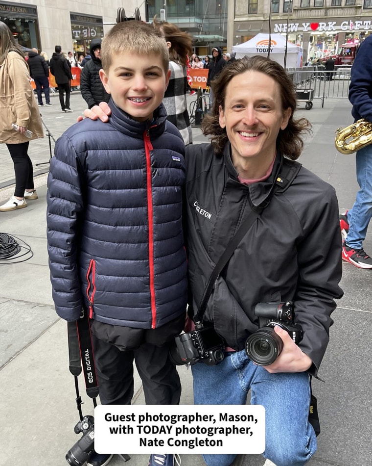 An 11-Year-Old Photographer Went Behind-The-Scenes At TODAY