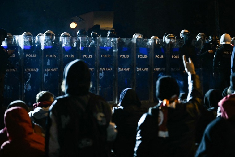 Huge pro-democracy protests grip Turkey after Erdogan rival is imprisoned